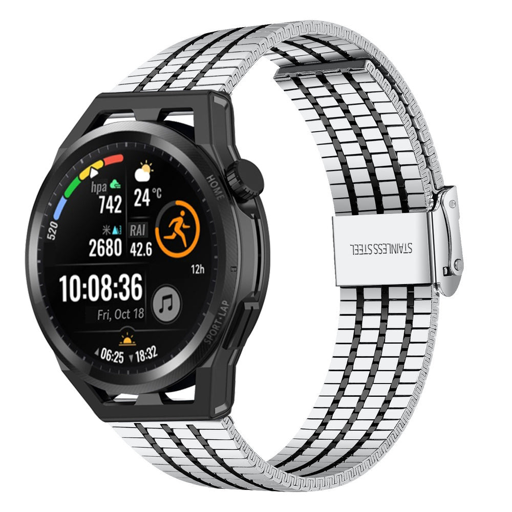 Huawei Watch GT Runner Fine Steel Strap (Silver/Black)